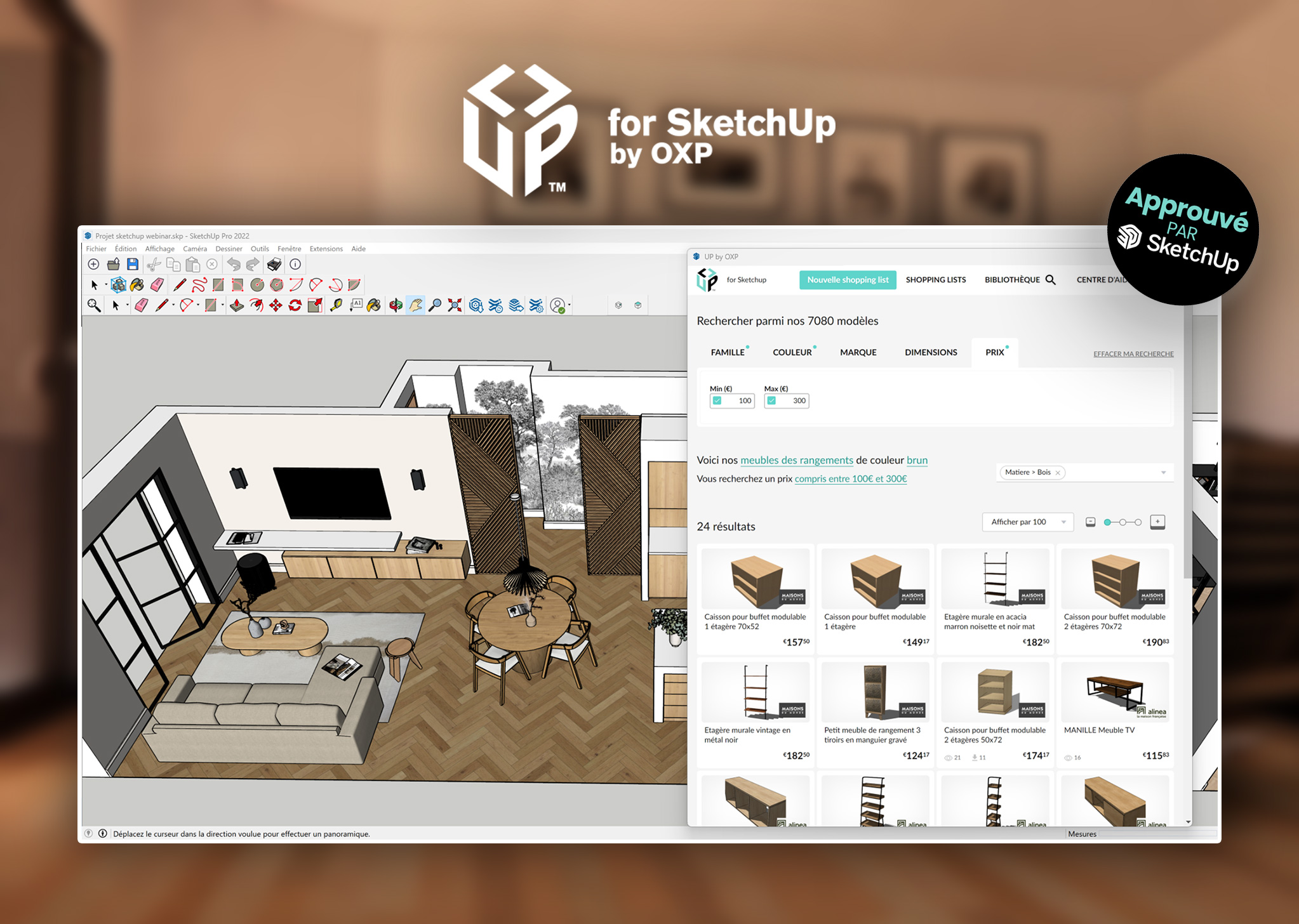 Up for SketchUp révolutionne les relations entre marques & prescripteurs- CAD Equipement